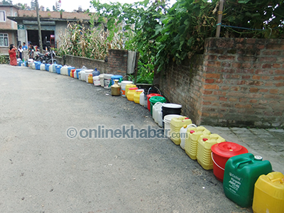 पैसा तिर्दा पनि बकलौरीवासीले खानेपानी पाएनन् – Online Khabar