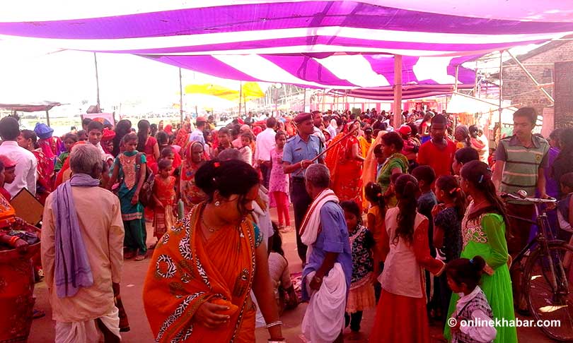 यसरी हुँदै छ महोत्तरीमा संसारीमाताको महापूजा – Online Khabar