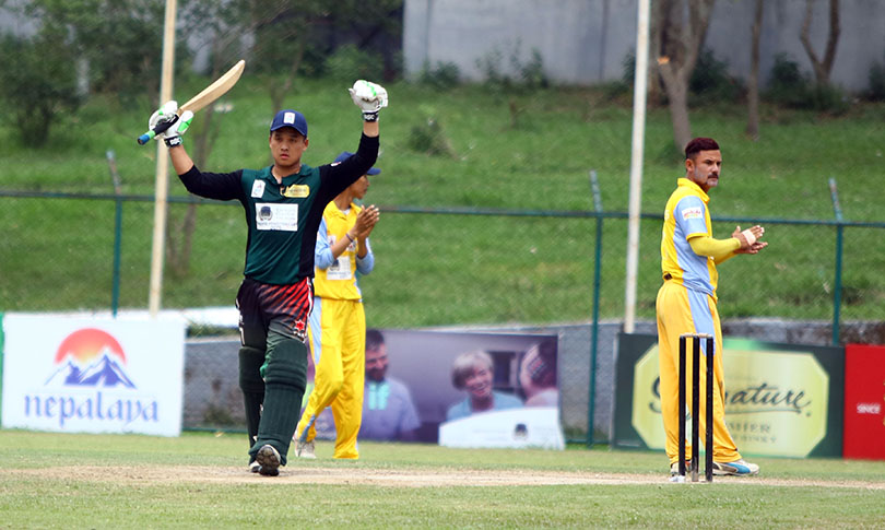 सागर पुनको शतकपछि आर्मी प्रधानमन्त्री कप क्रिकेटको फाइनलमा – Online Khabar